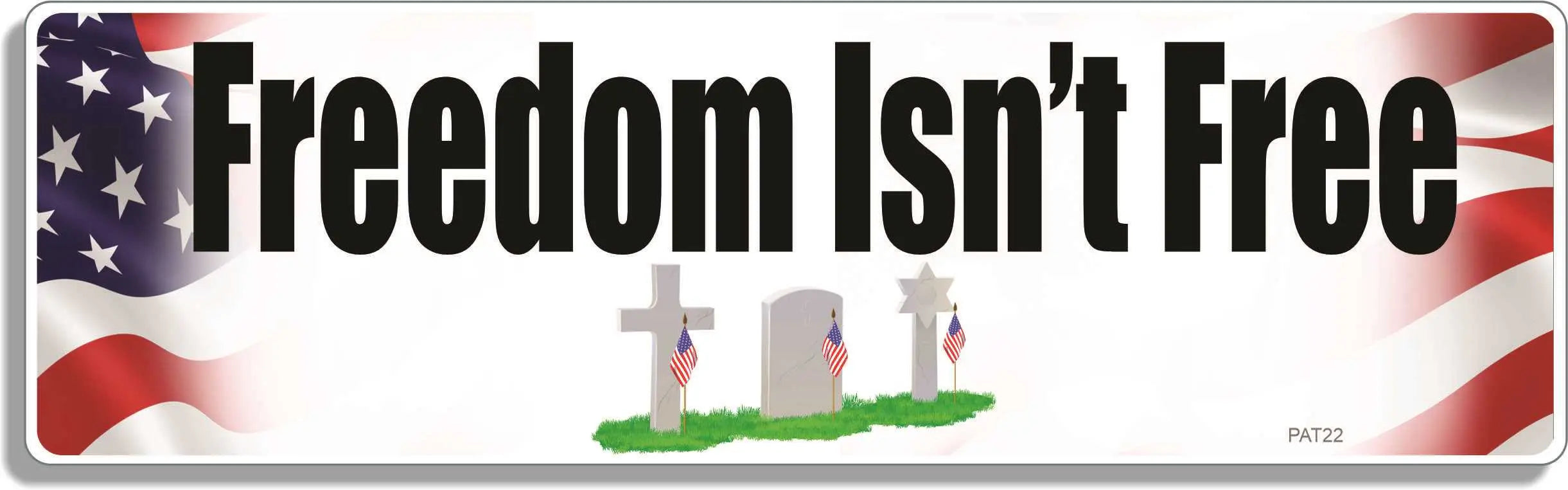 Honoring Sacrifice: Patriotic Bumper Sticker - Humper Bumper