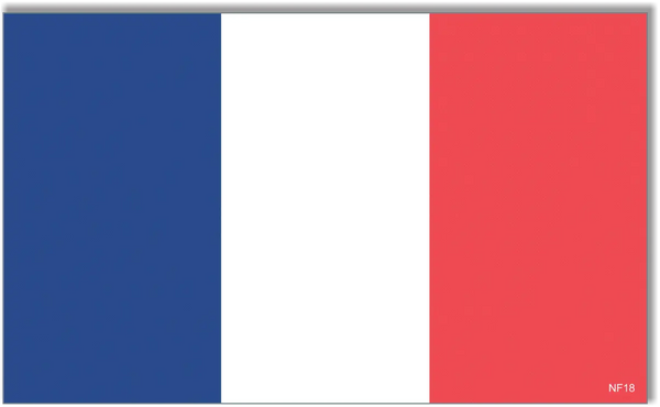 French Flag Bumper Sticker & Car Magnet - Show Your Pride! - Humper Bumper