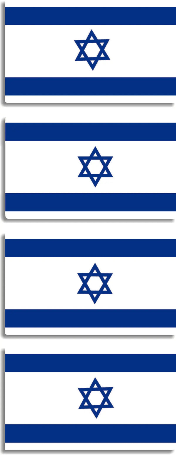 Display Your Pride, Israel Flag Bumper Sticker and Smaller Stickers ...