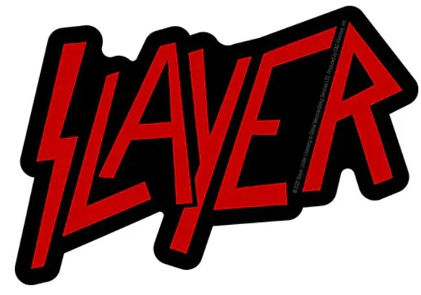 Slayer Sticker: Classic Band Logo Decal for Metal Fans - Humper Bumper
