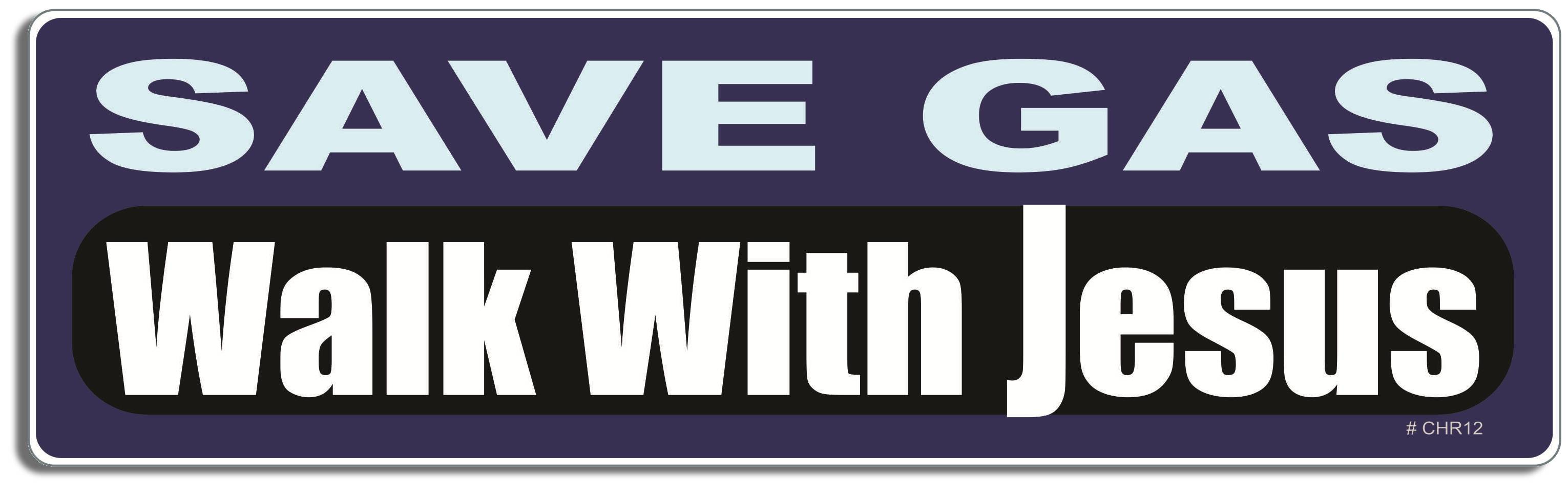 Jesus Saves Bumper Sticker Jesus Saves Coexist Style Bumper 3M